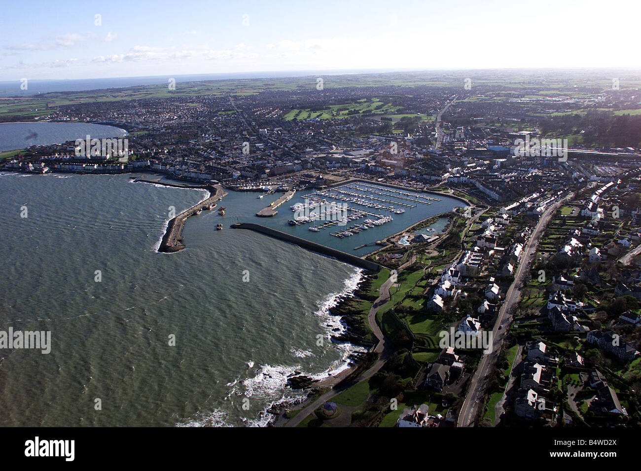 Aerial View Of Bangor Stock Photo - Alamy