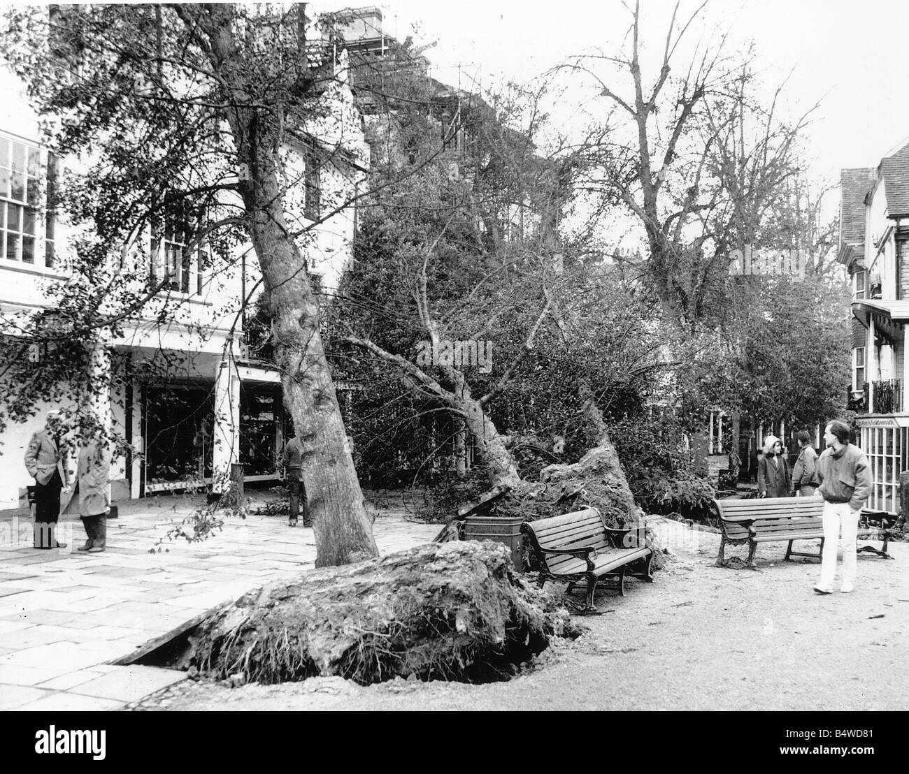 Weather Hurricane October 1987 Damage at the Pantiles in Tunbridge ...