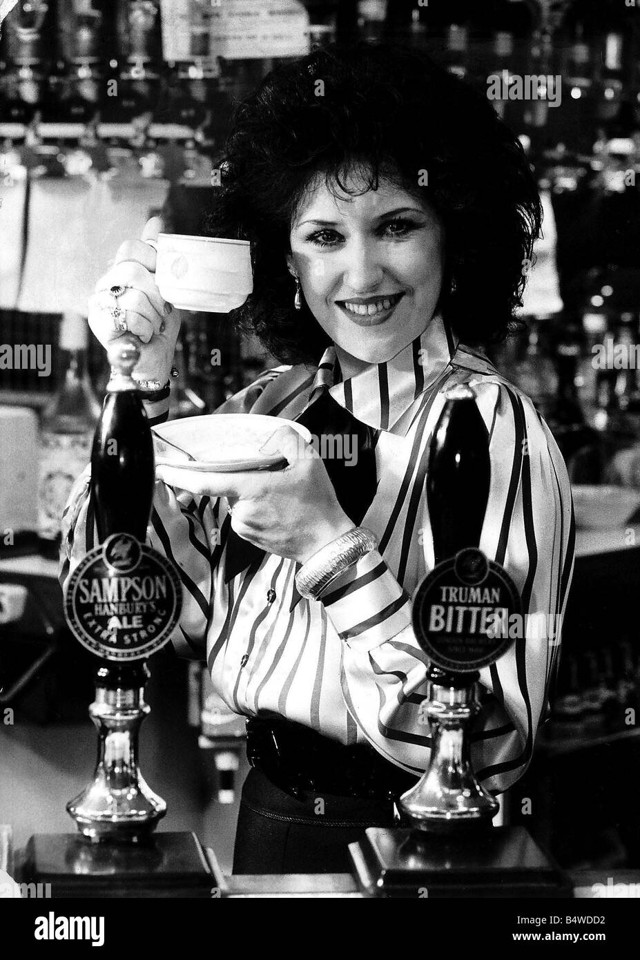 Anita Dobson actress stars in soap Eastenders as Angie Watts Stock ...