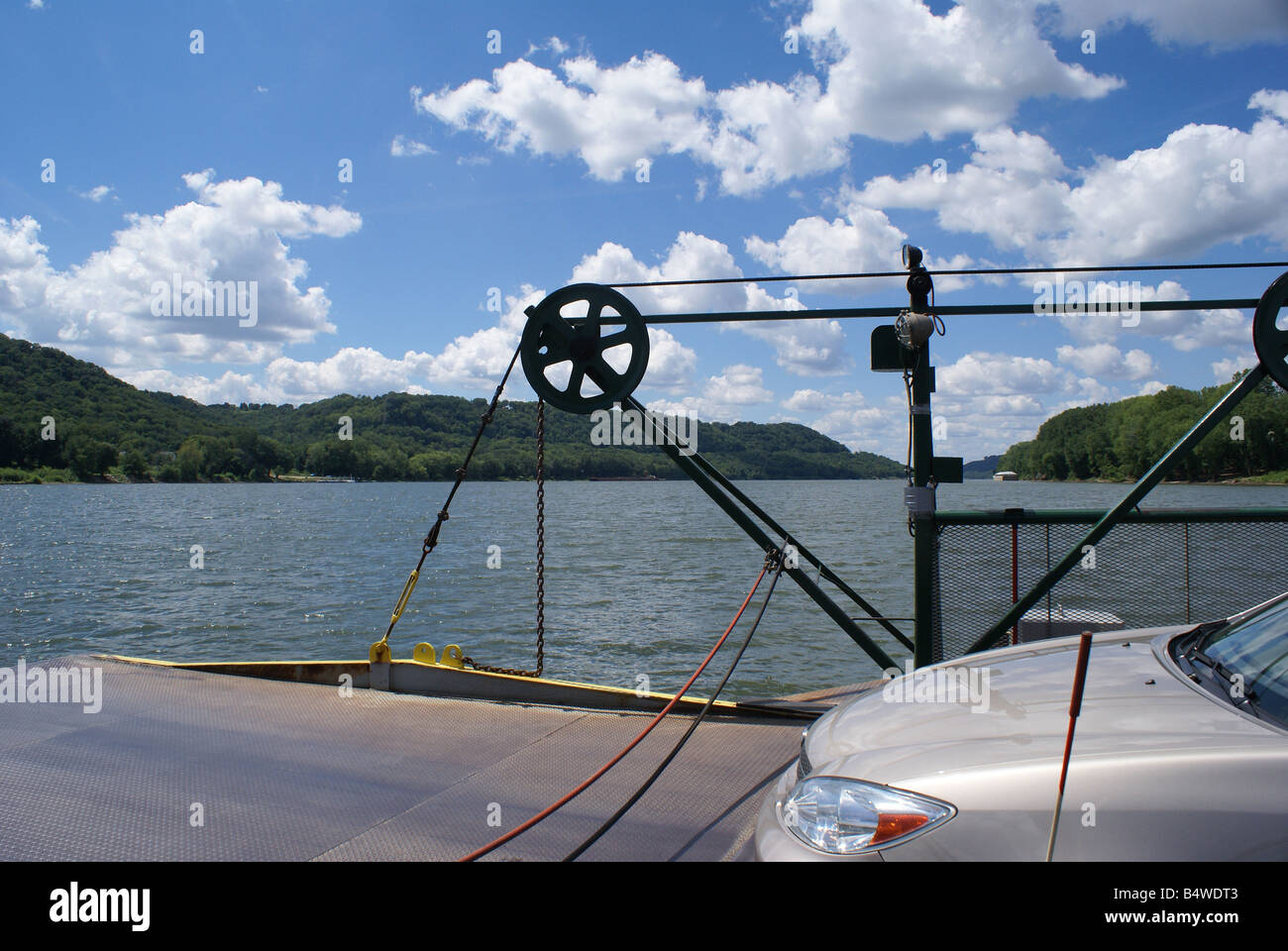 Car on Ferry Stock Photo - Alamy