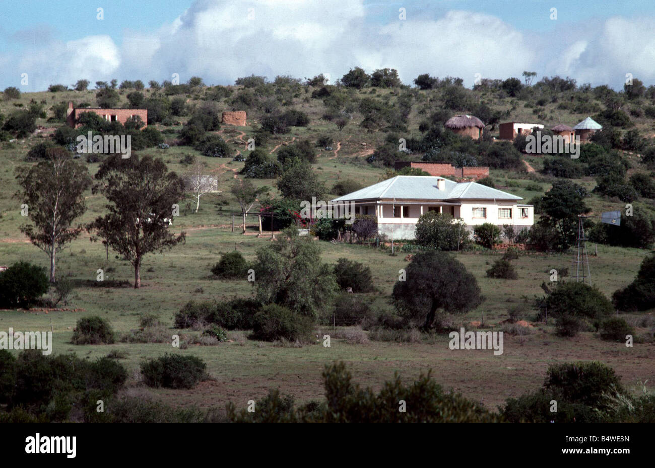 South Africa Typical cattle rancher s homestead Eastern Cape landscape ...