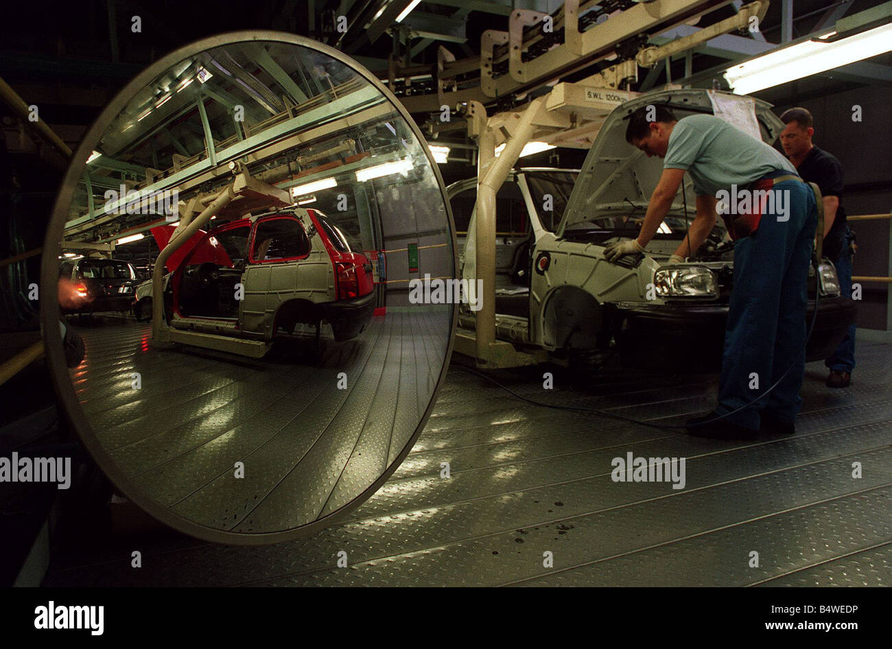 Nissan Car Factory at Sunderland May 1993 Nissan Micro production line ...