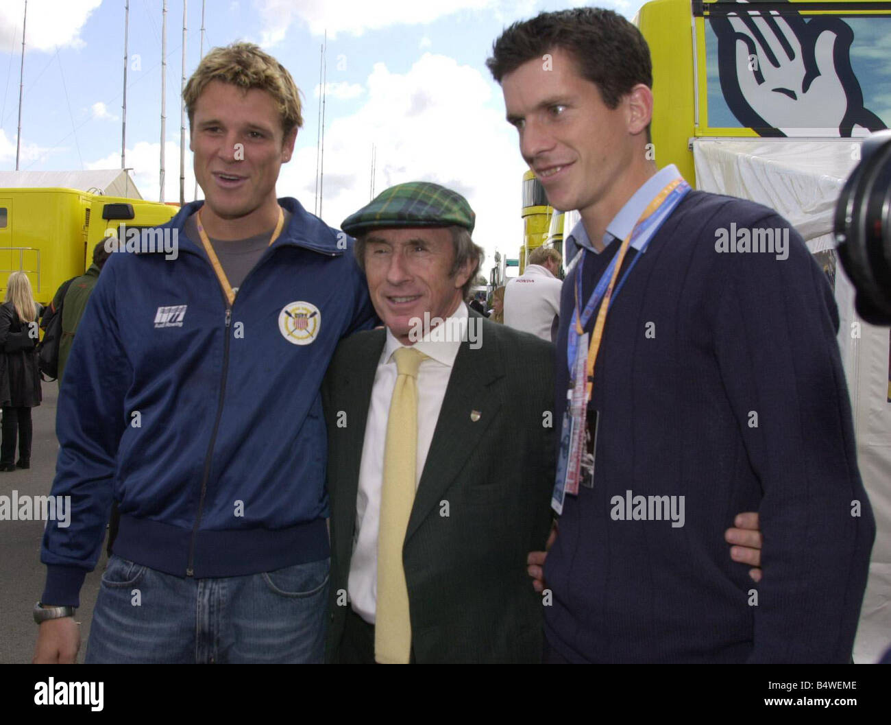 British Grand Prix July 2001 Silverstone Rower James Cracknell Former ...