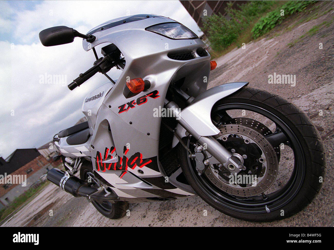 Kawasaki Ninja Motorbike Zx August 1997 Stock Photo - Alamy
