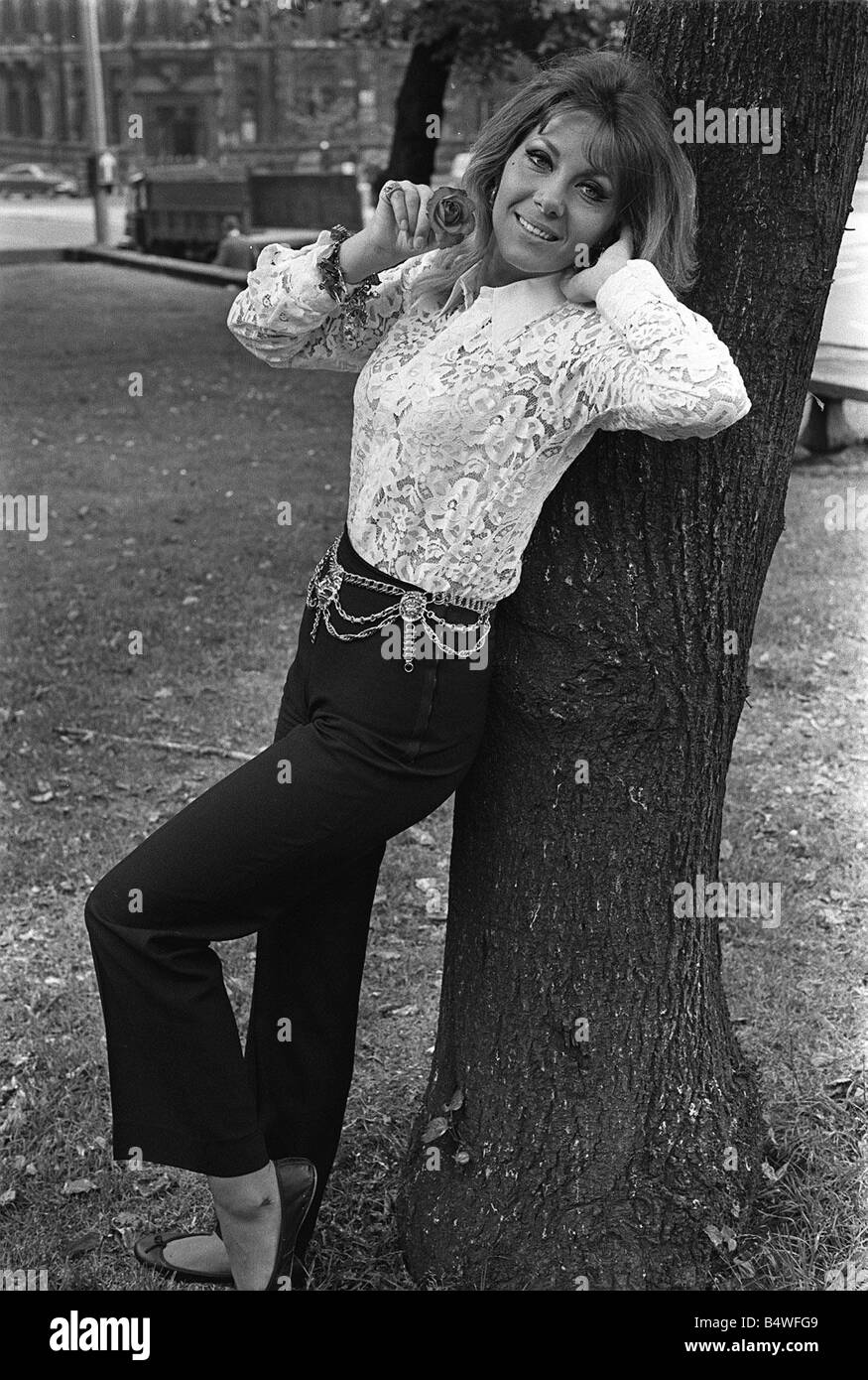 Actress Ingrid Pitt 1969 Stock Photo - Alamy