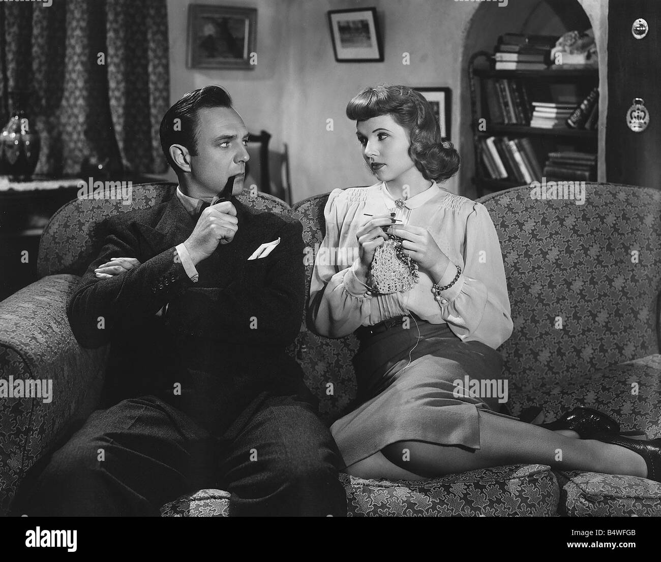 Film The Guinea Pig with actor Robert Flemyng and actress Shiela Sim ...