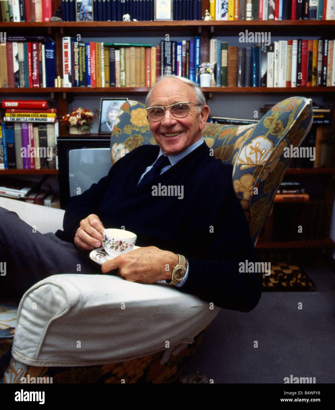 Jack Jones former Transport Union leader September 1984 Stock Photo - Alamy