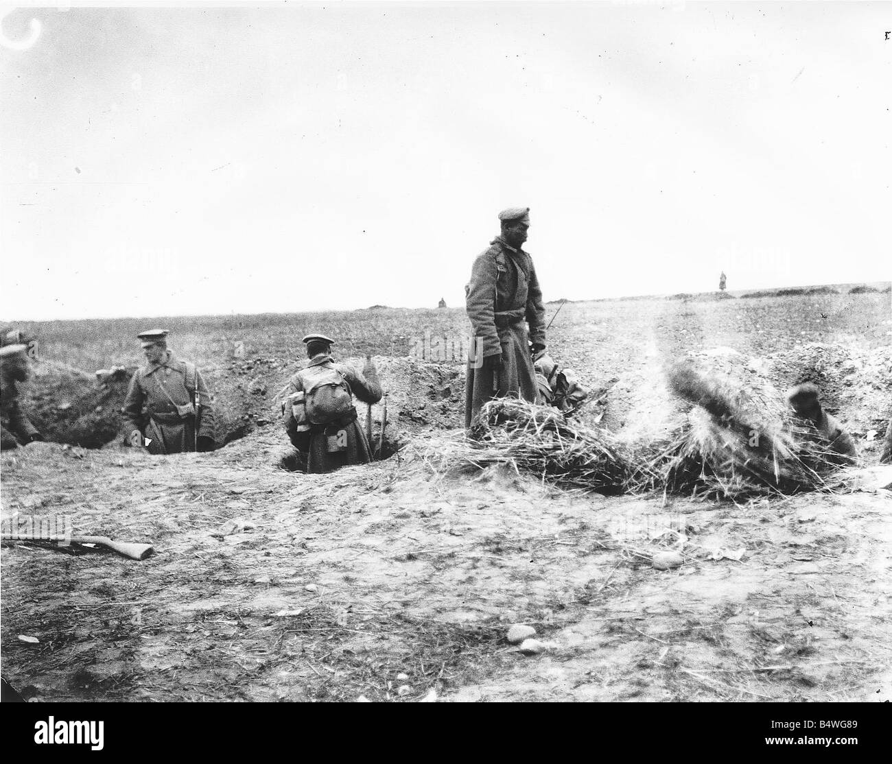 Russian troops in trenches, 1914 High Resolution Stock Photography and ...