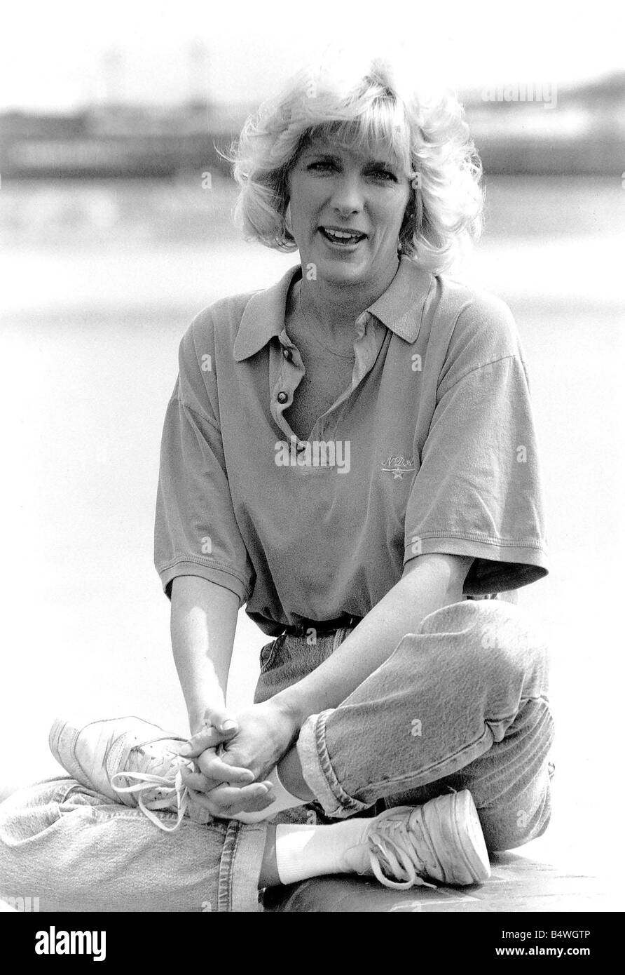 Diana Weston actress May 1990 star og the ITV comedy The Upper Hand ...