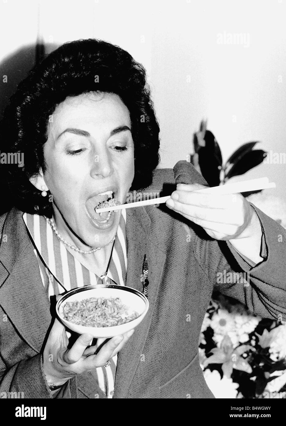 Edwina currie 1988 Black and White Stock Photos & Images - Alamy