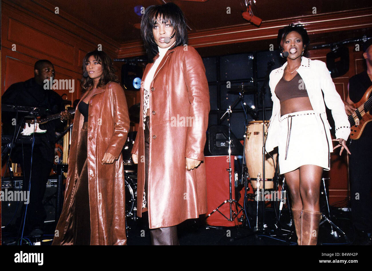 The all female Pop Group Eternal perform at a party after the Brit ...