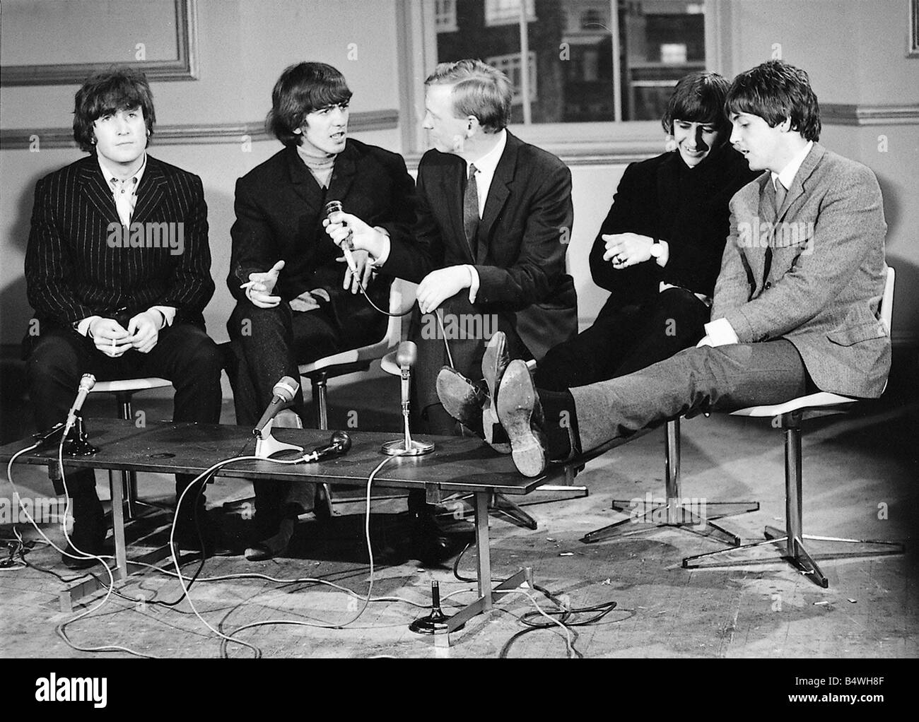 Beatles files 1965 The Beatles give a press conference about getting ...