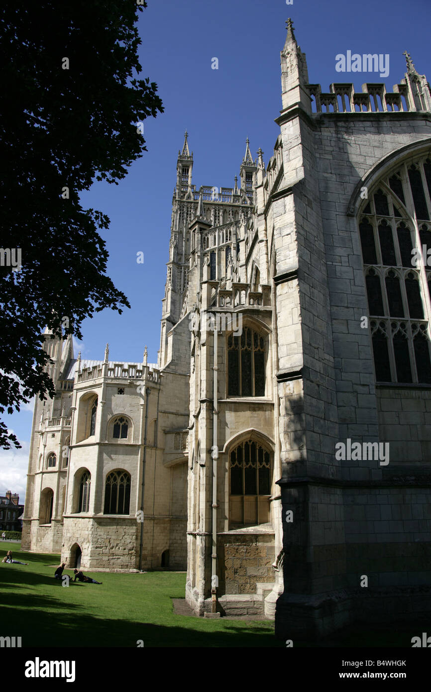 City of Gloucester, England. South east elevation of the Norman and ...