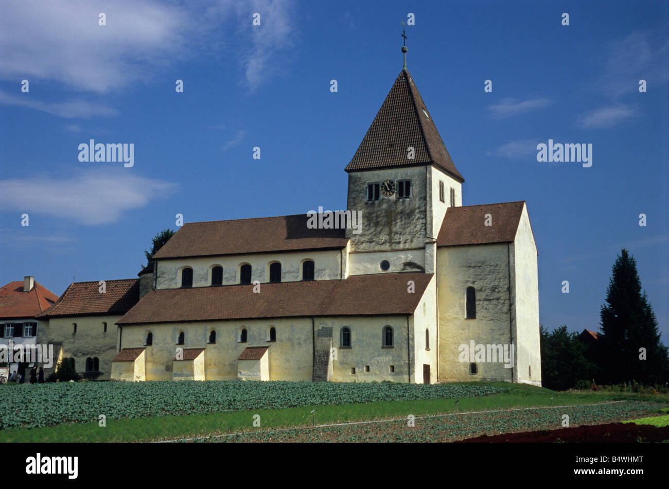 The Church of St Georg on the Monastic Island of Reichenau, District of ...