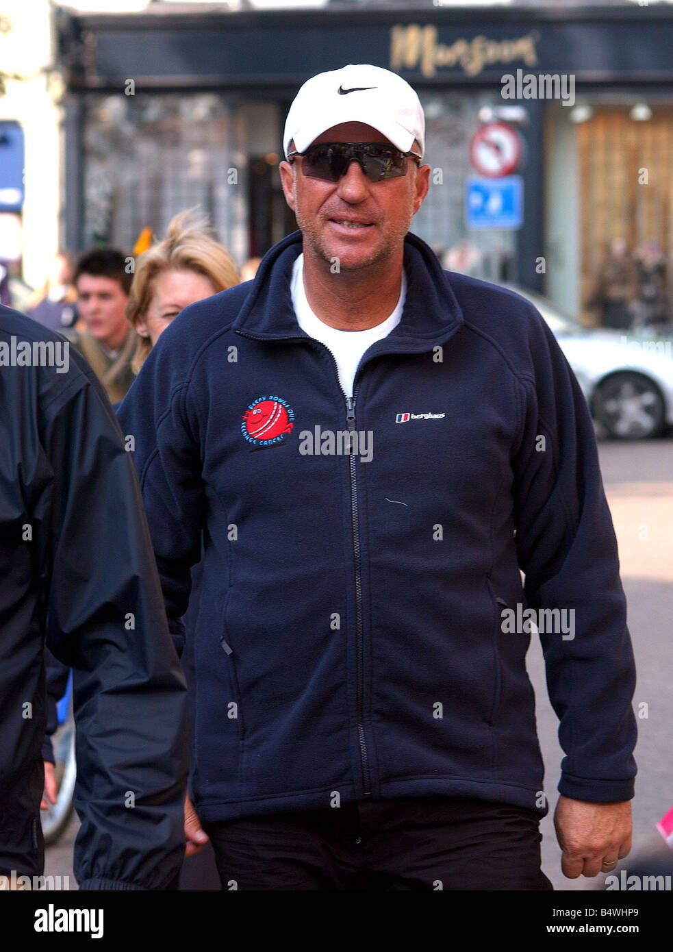 Cricket Legend Ian Botham in Cambridge today as part of his 17 city uk ...
