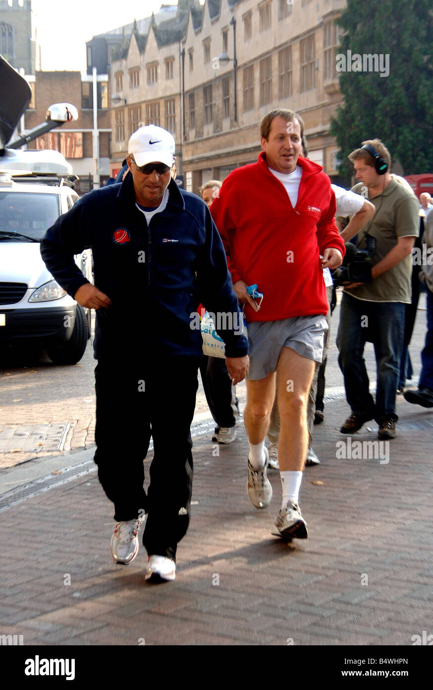Cricket Legend Ian Botham in Cambridge today as part of his 17 city uk ...