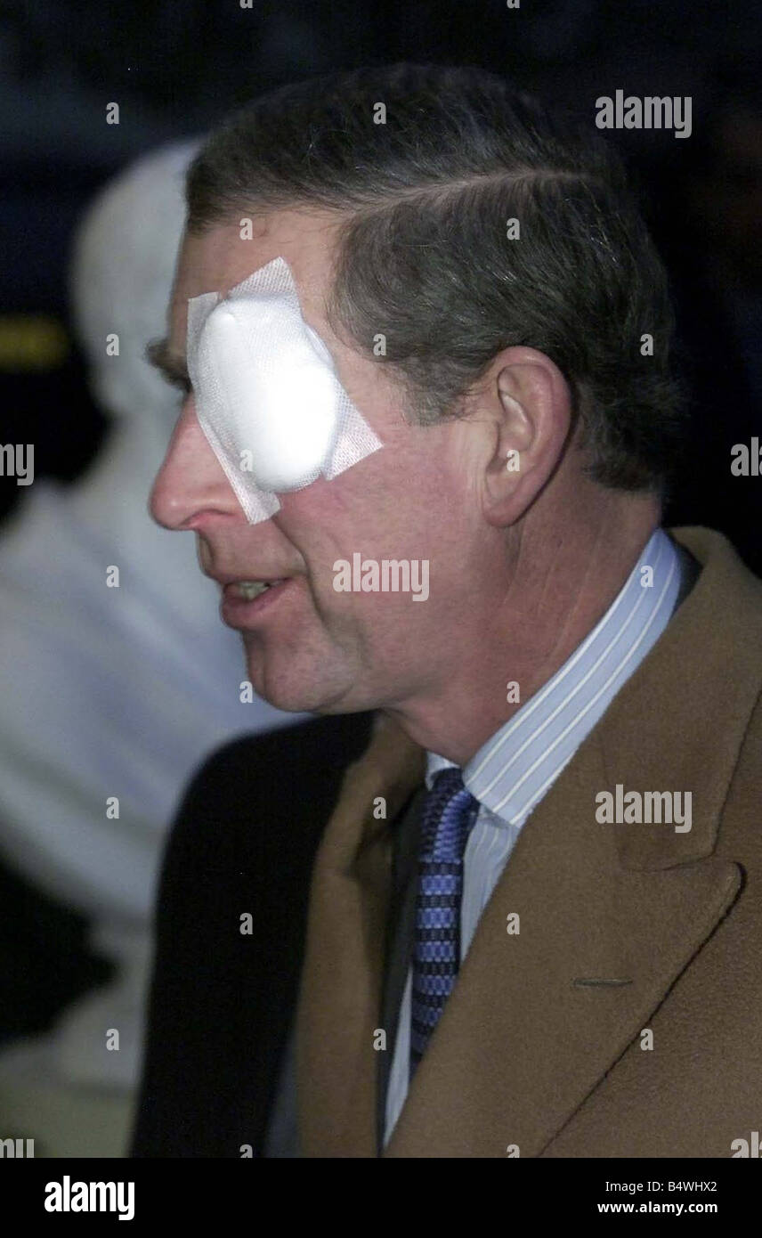 Prince Charles arrives at Atbrinsworth house November 2001 in ...