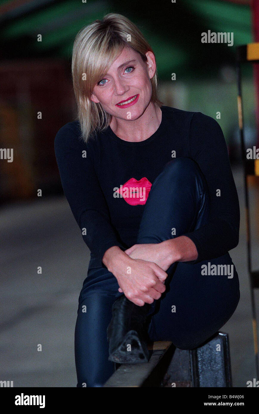 Michelle Collins Actress December 1997 Who star s in Eastenders Stock ...