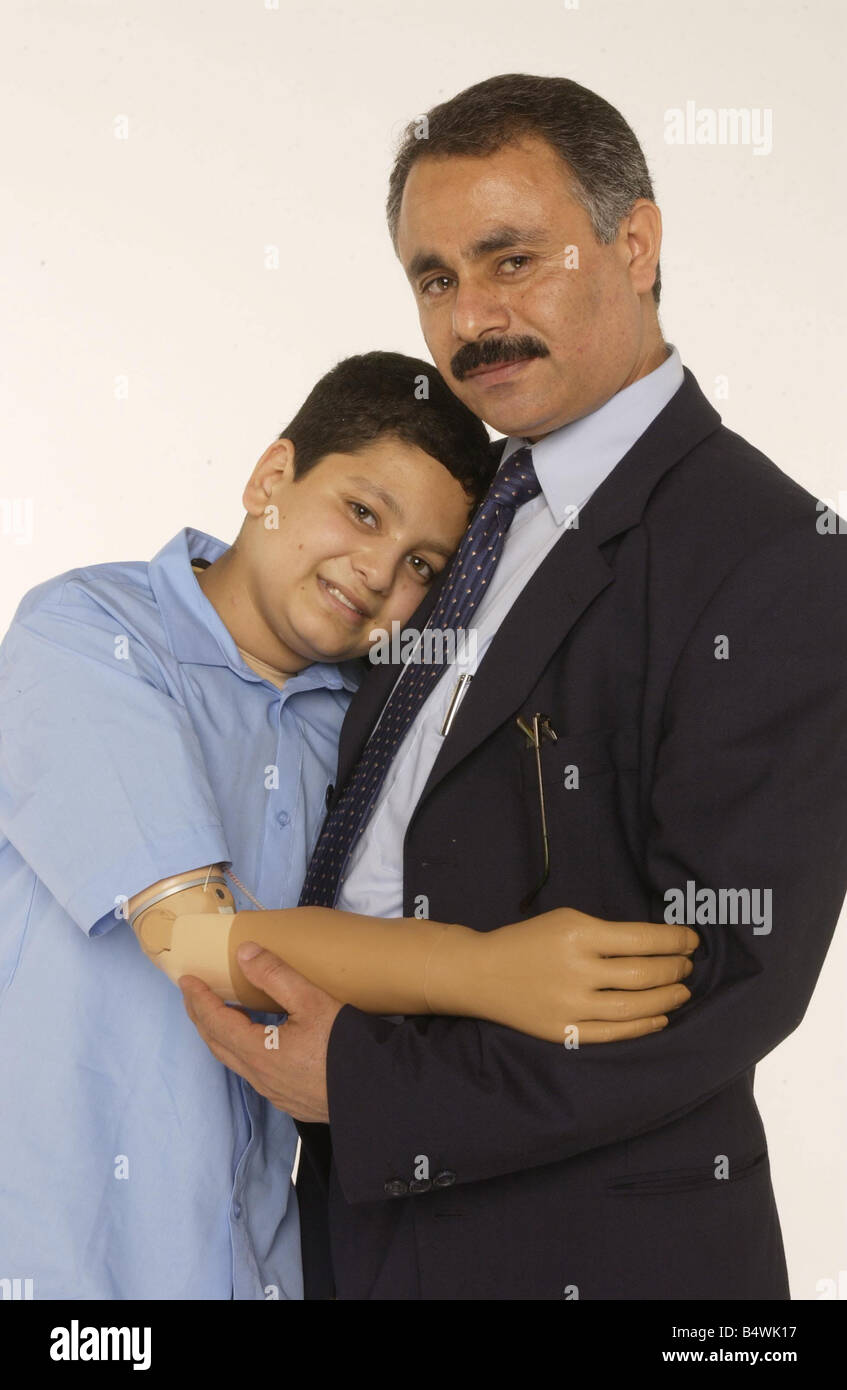 Ali Abbas who lost both arms and suffered terrible burns during the ...