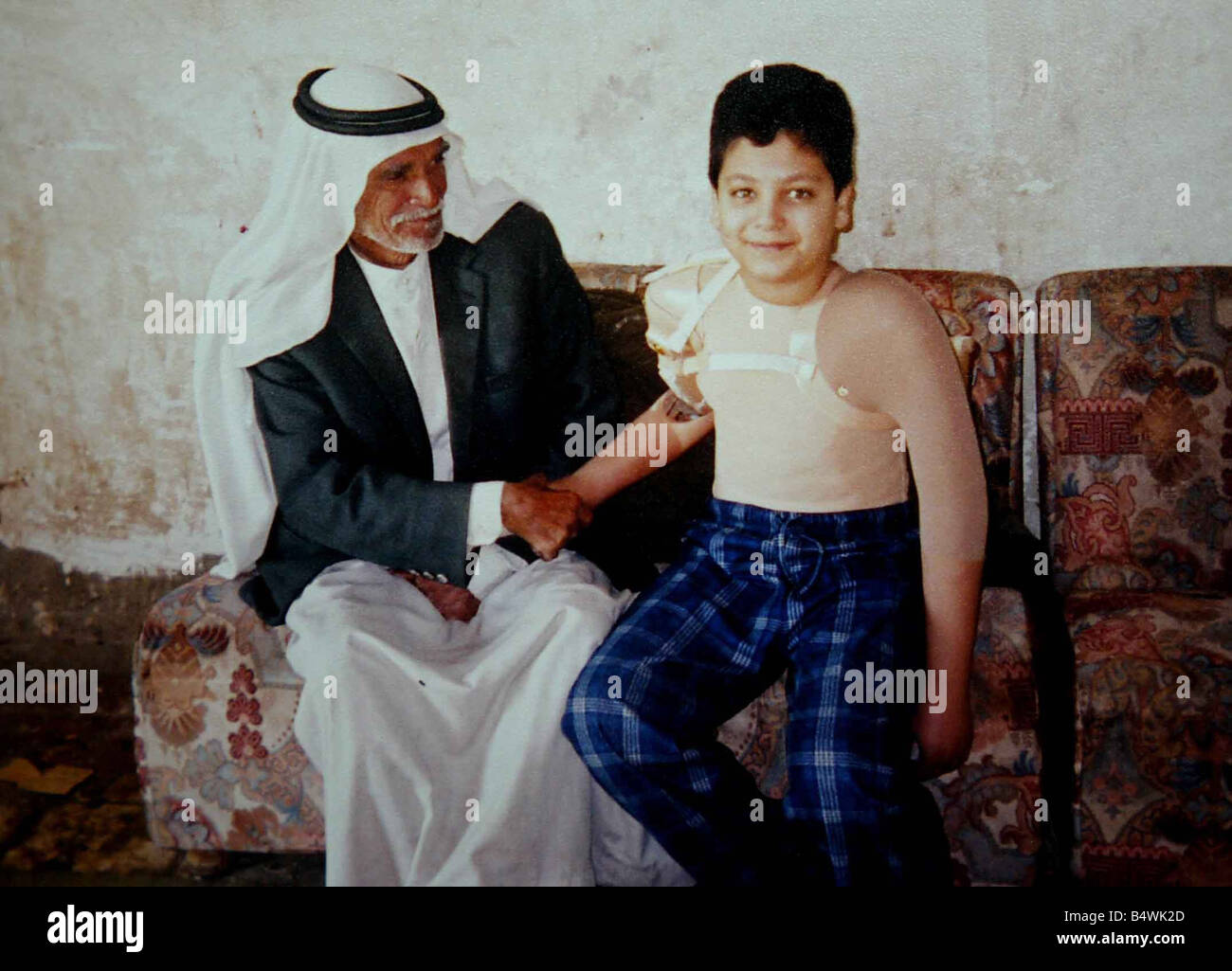 Ali Abbas who lost both arms and suffered terrible burns during the ...