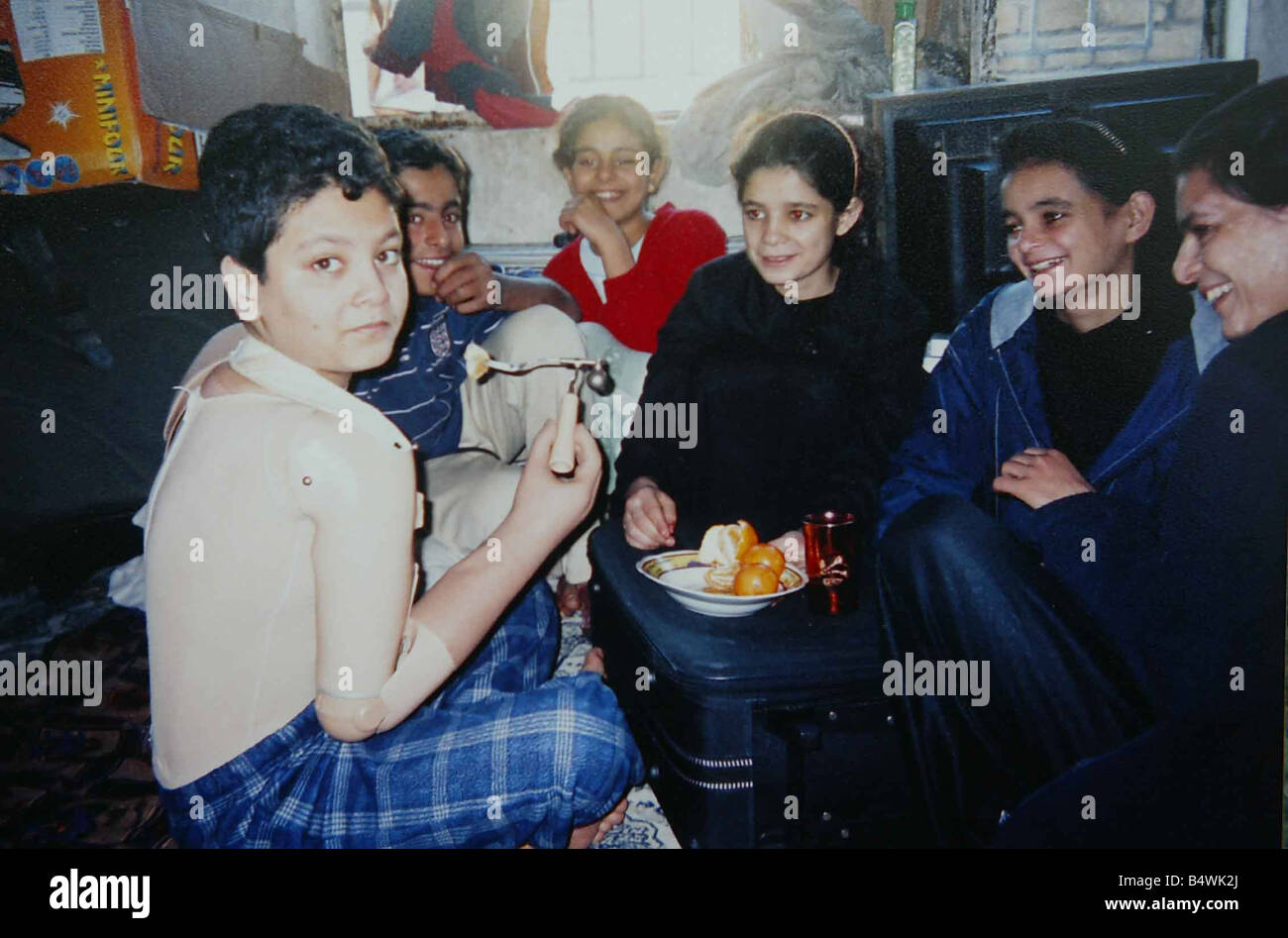 Ali Abbas who lost both arms and suffered terrible burns during the ...