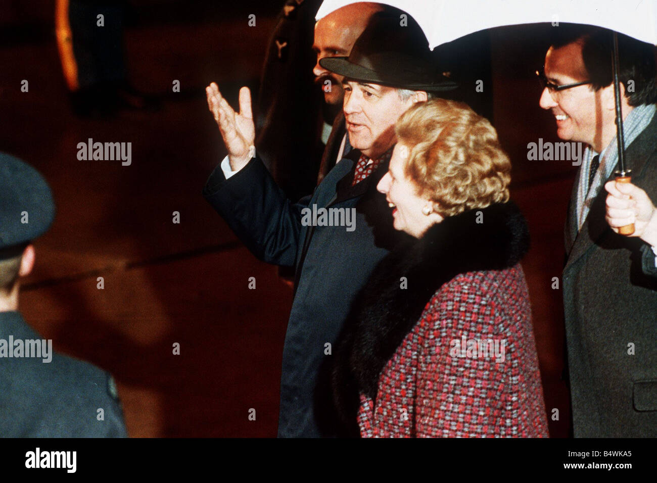 Margaret thatcher mikhail gorbachev hi-res stock photography and images ...