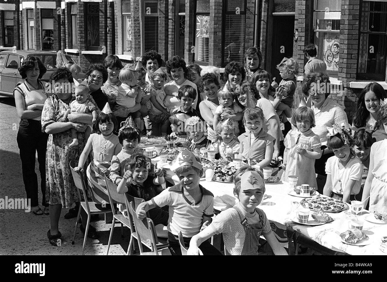 Royal Wedding Celebrations In Ulster July 1981 Children and grown ups ...