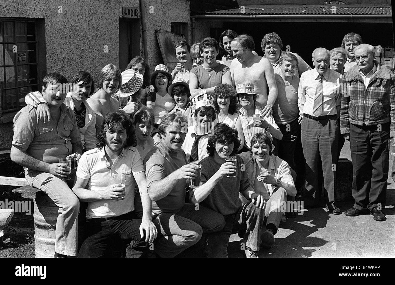 Royal Wedding Celebrations In Ulster July 1981 Members of the First ...