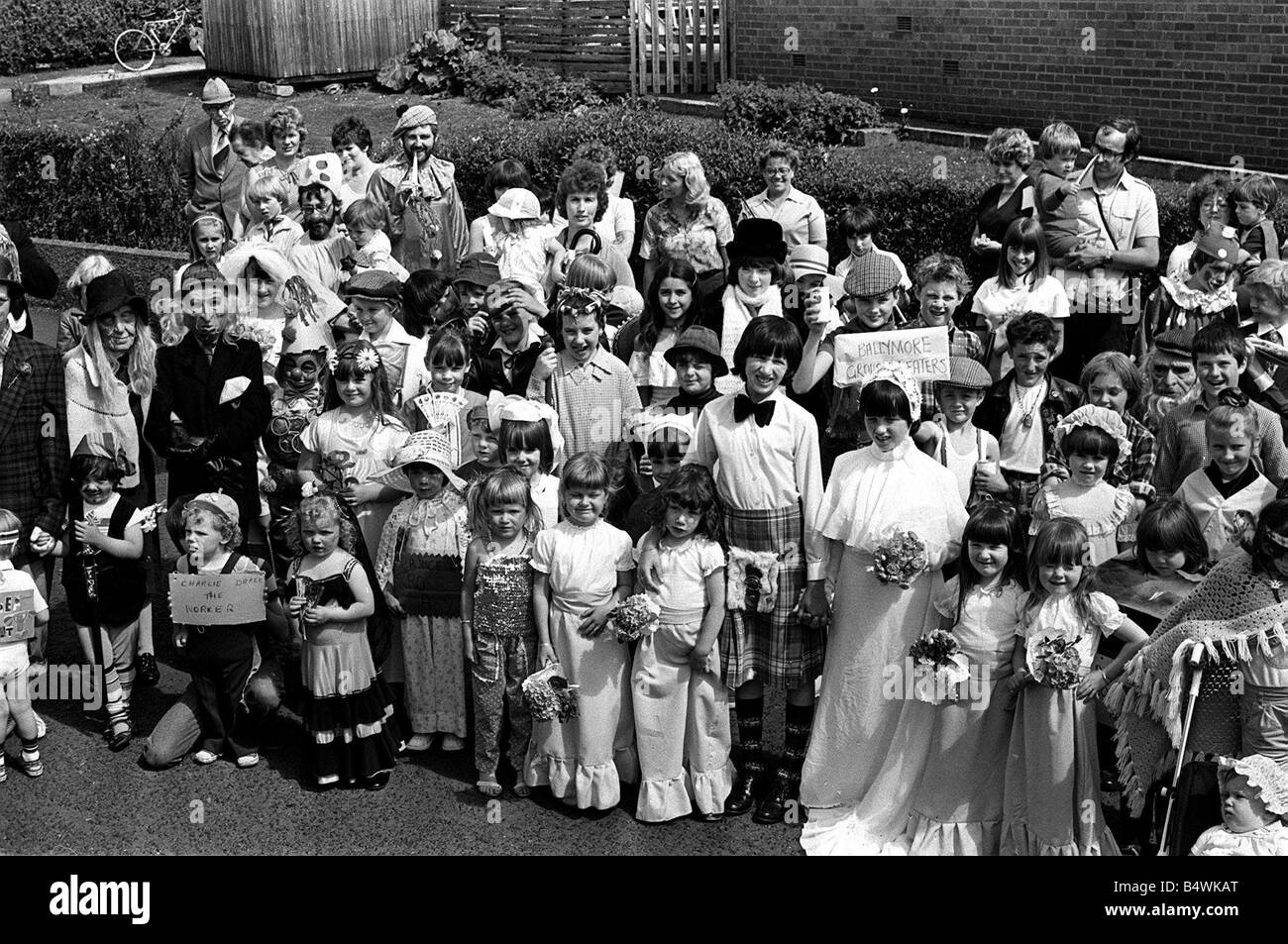 Royal Wedding Celebrations In Ulster July 1981 A fancy dress parade was ...