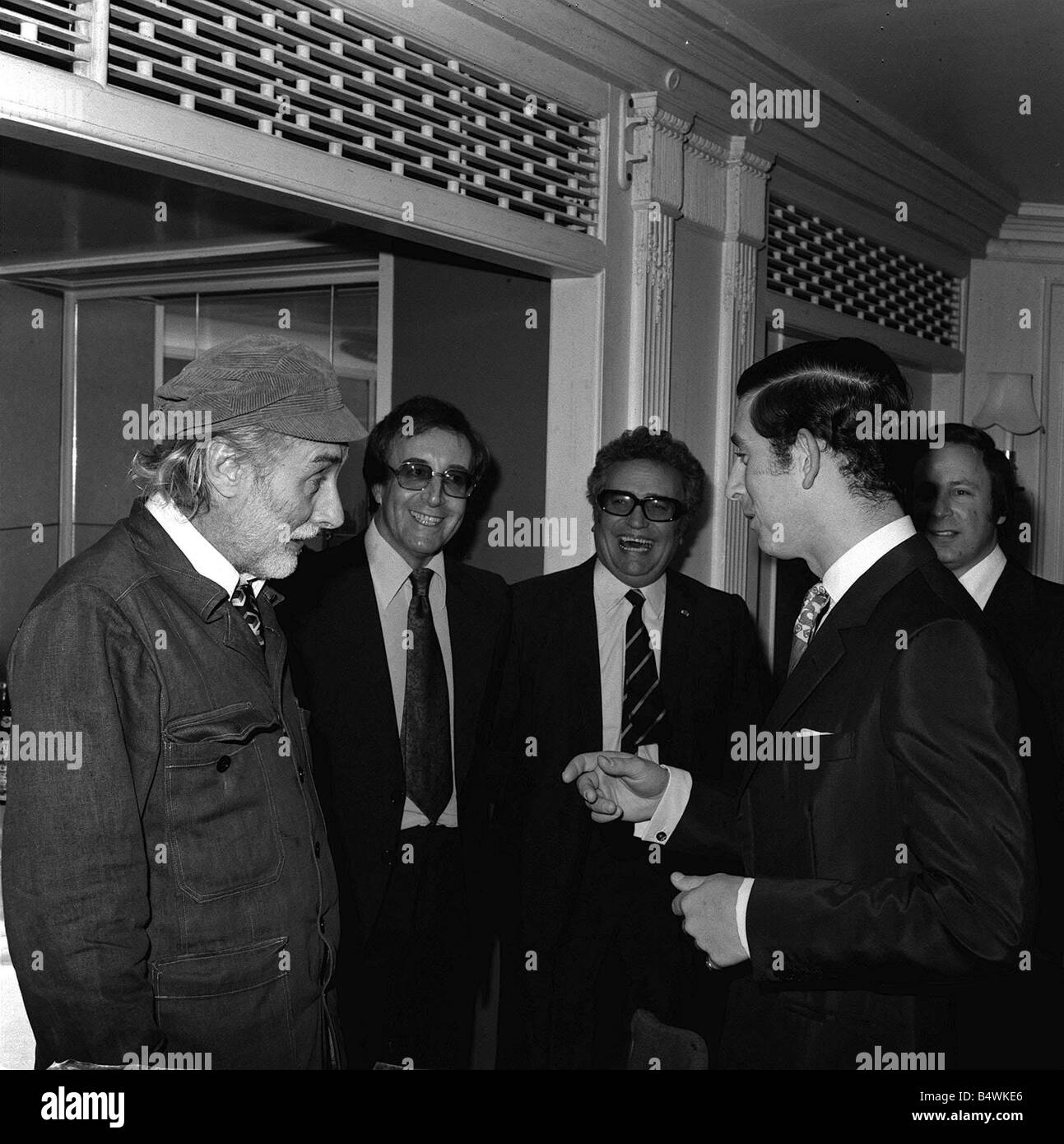 Prince Charles dines with The Goons Spike Milligan Peter Sellers ...