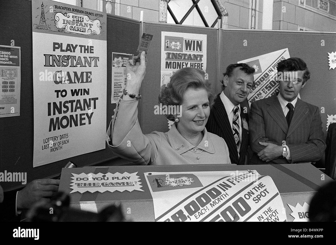 Conservative Party Conference 1977 Margaret Thatcher the leader of the ...