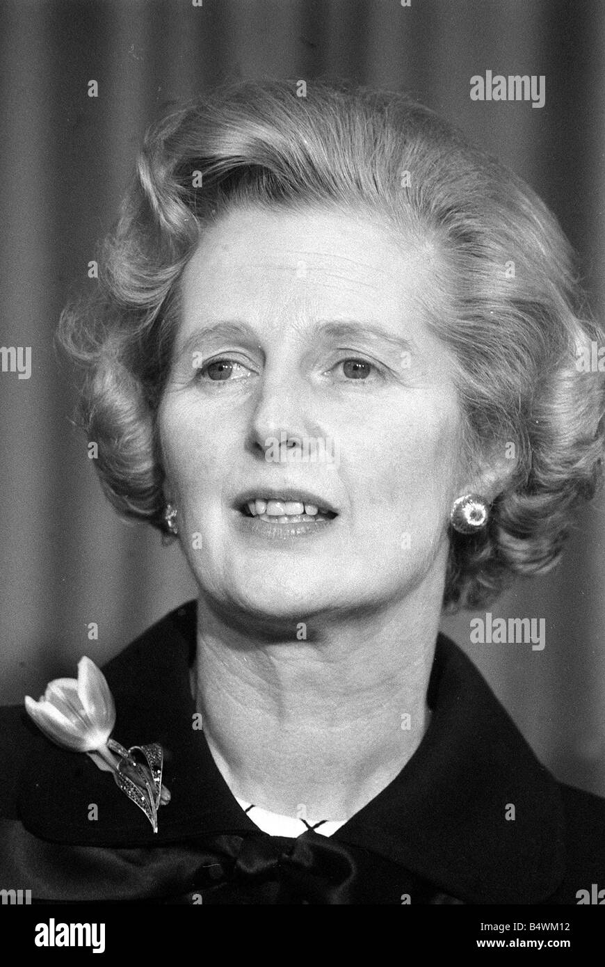 Margaret thatcher 1975 Black and White Stock Photos & Images - Alamy