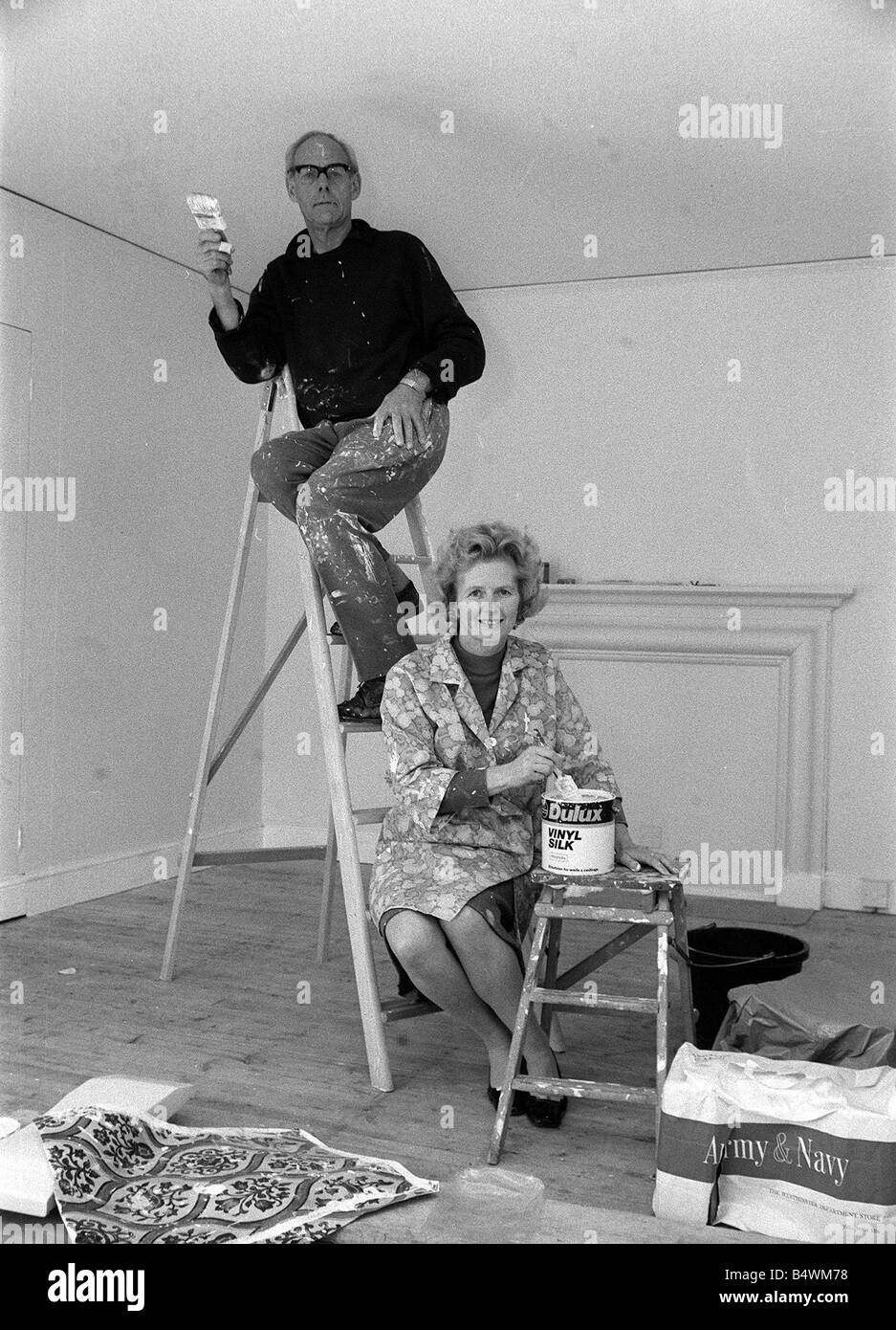 Margaret Thatcher spent the w eekend in the country with her husband ...