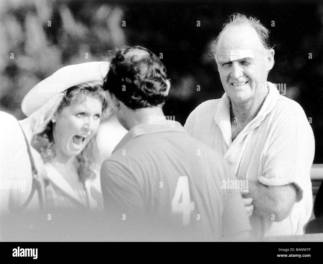 Sarah ferguson major ronald ferguson Black and White Stock Photos ...