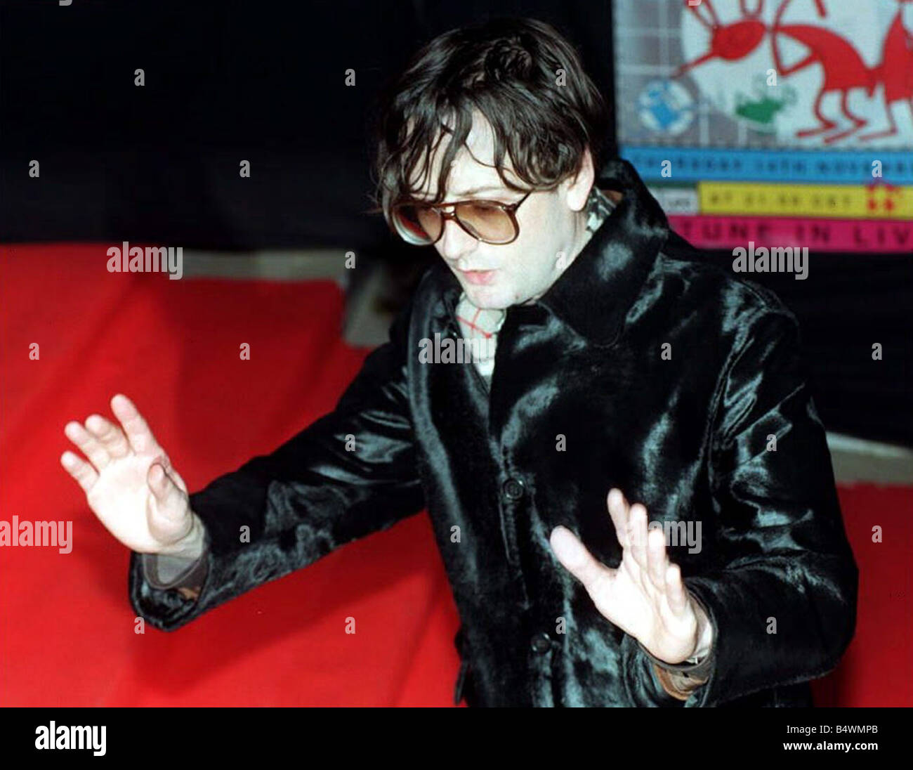 Jarvis Cocker lead singer of the British group Pulp at The MTV Europe ...