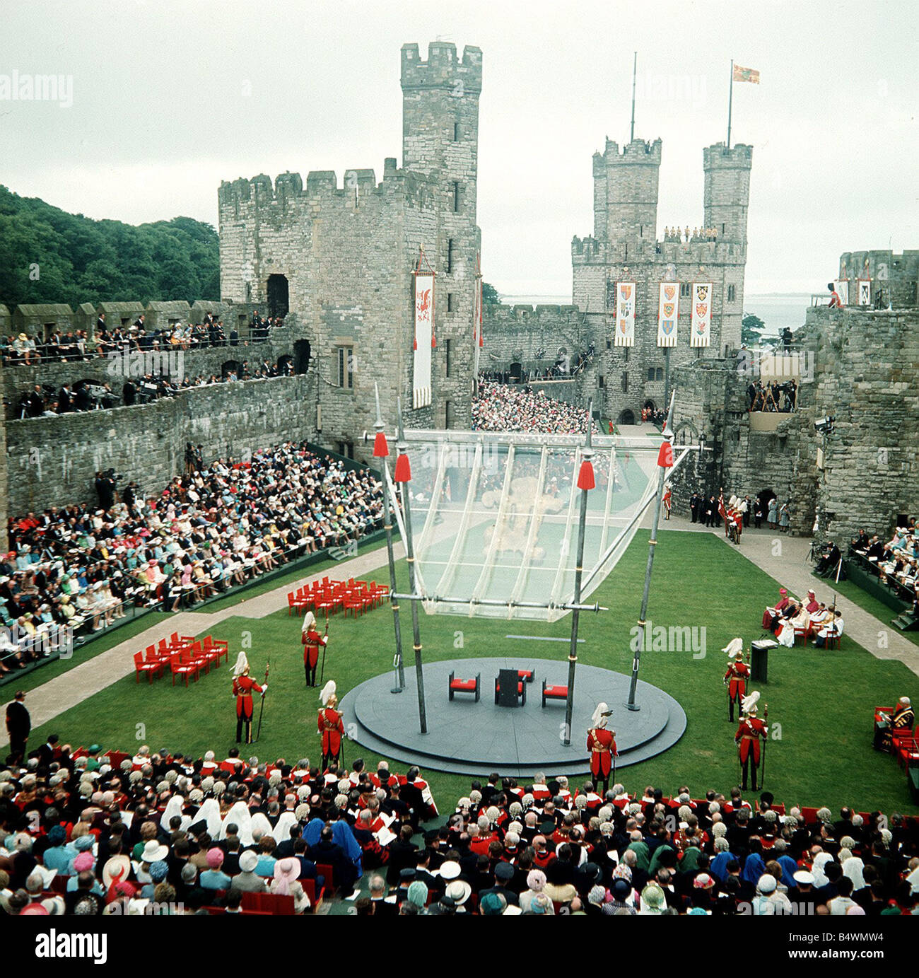 Investiture of Prince Charles as Prince of Wales 01 07 1969 general ...