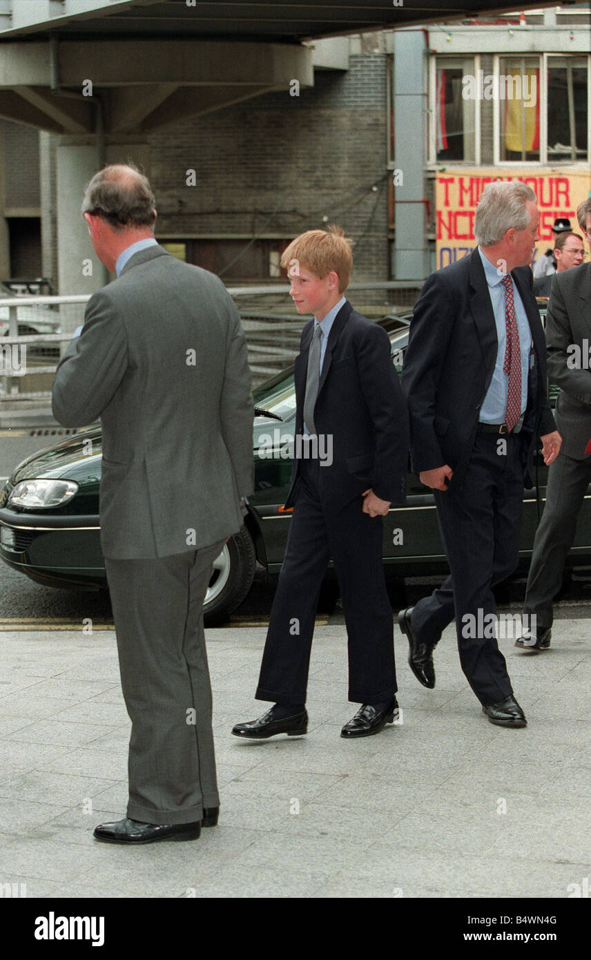 With their father prince charles hi-res stock photography and images ...