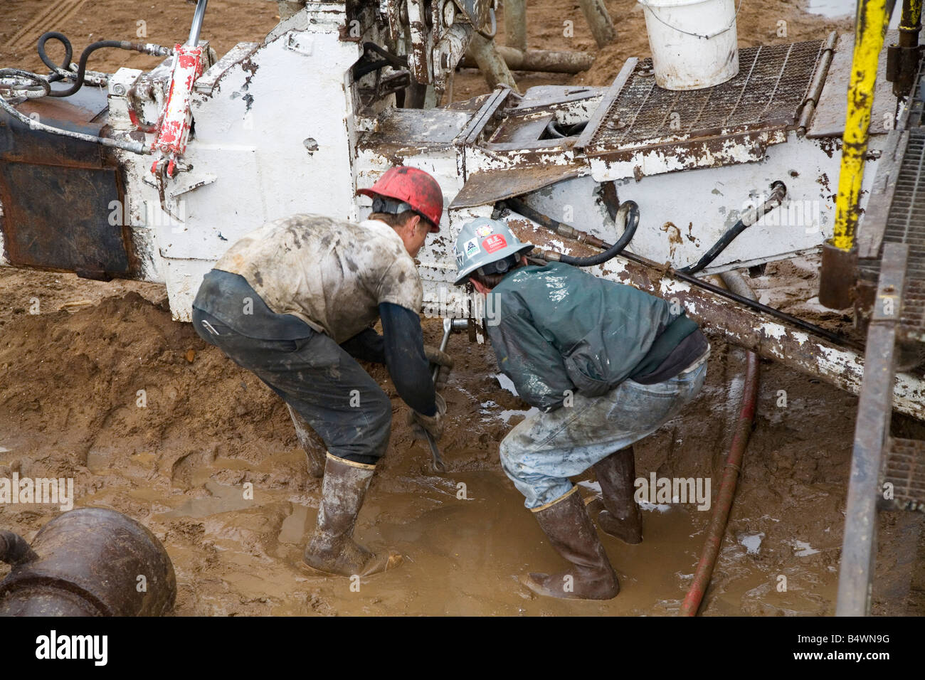 Natural Gas Drilling Rig Stock Photo - Alamy