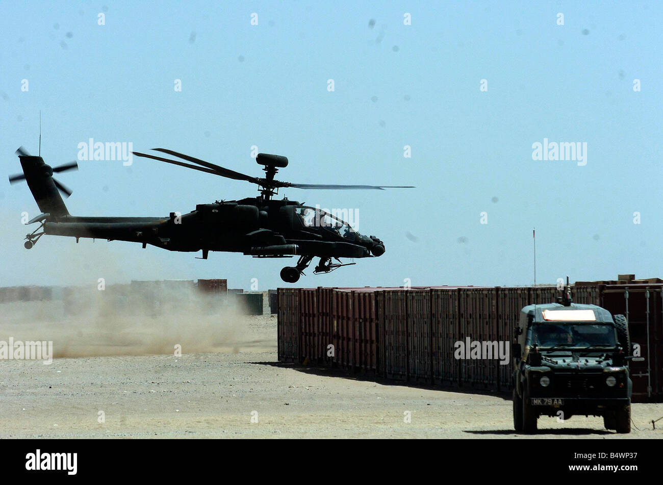 Hero Apache attack helicopter pilot in Helmand province in Southern ...