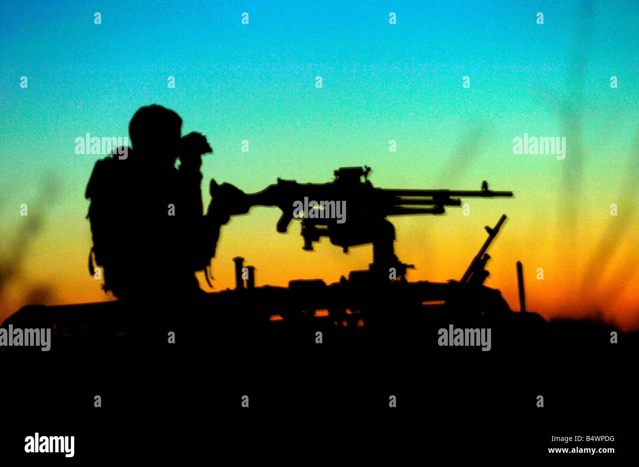 A Soldier of K Company of the Royal Marine 42 Commando seen here on The ...