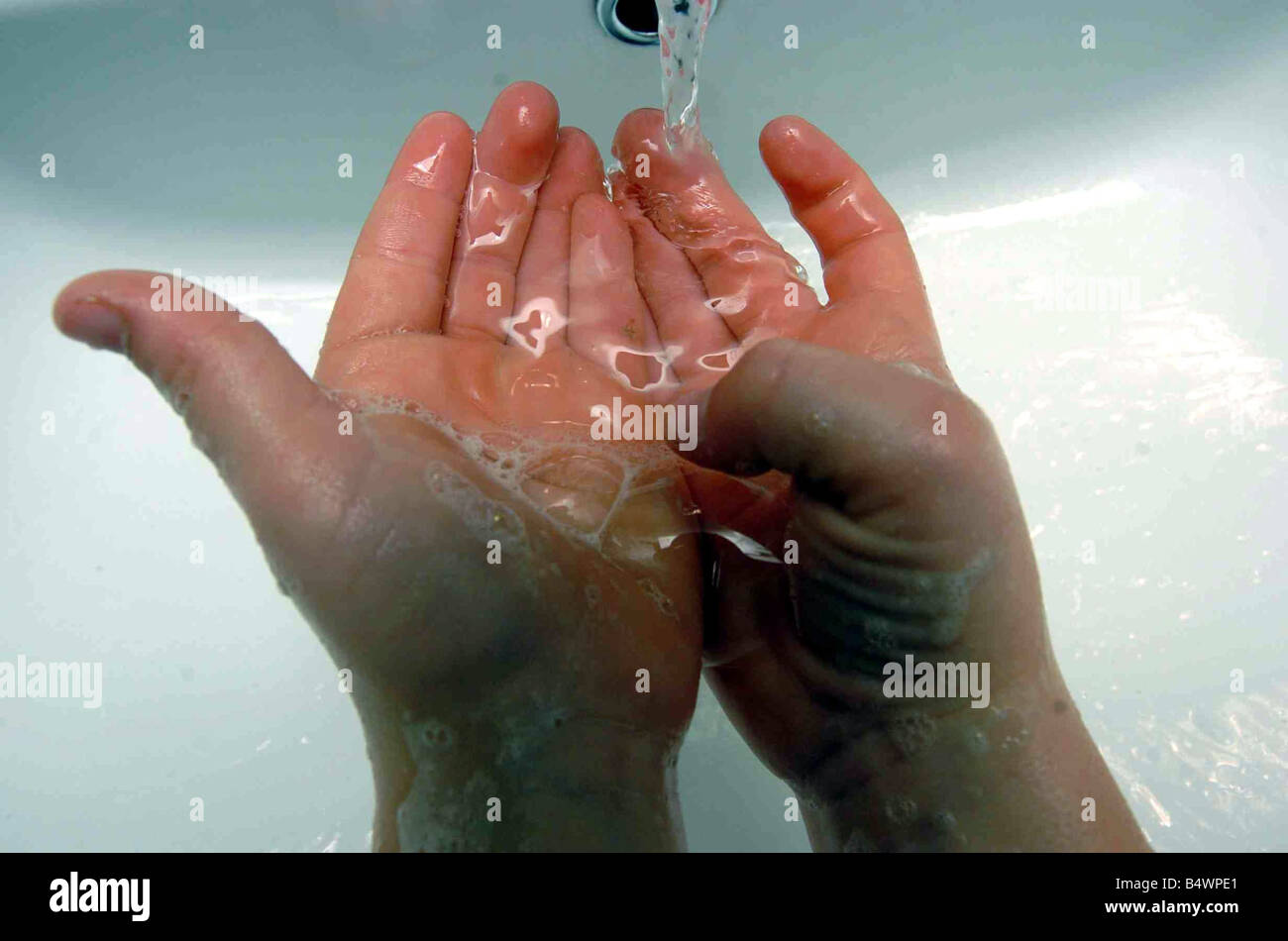 Families washing their hands thoroughly could help prevent e coli Stock ...