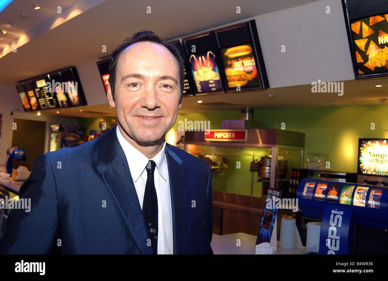 American actor Kevin Spacey visits the Odeon Cinema in Nuneaton ...