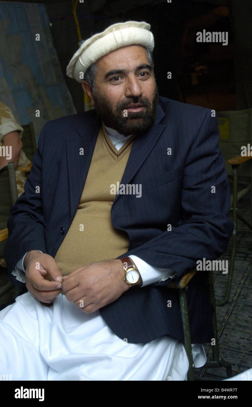 Camp Bastion Afghanistan O P S Governor Mahmood Daoud political head of ...
