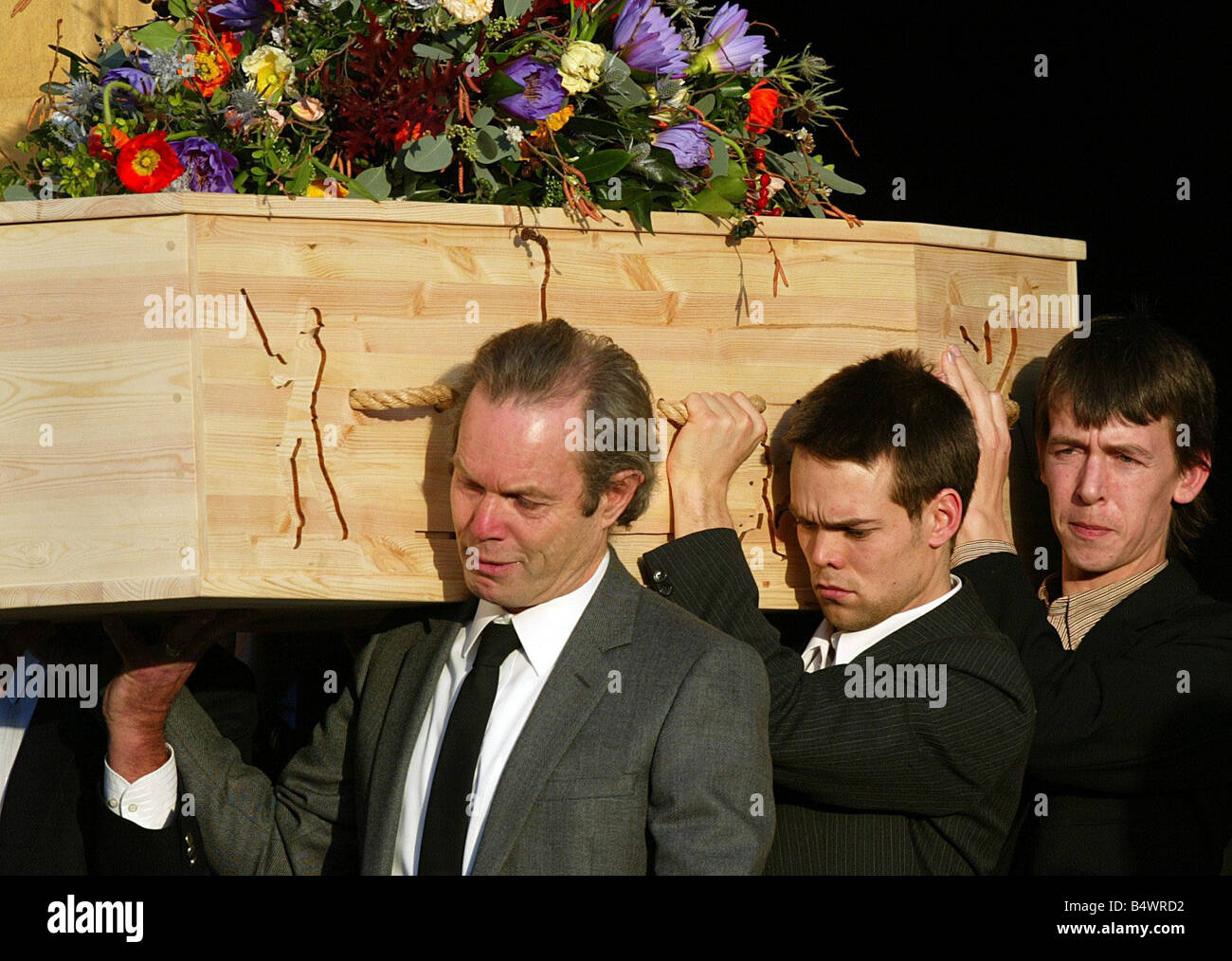 Mick Jaggers Fathers Funeral November 2006 Chris Jagger helps carry his ...