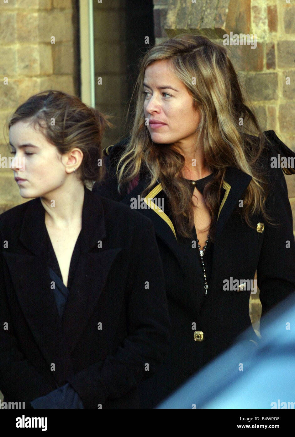 Mick Jaggers Fathers Funeral November 2006 Jade Jagger at the funeral ...