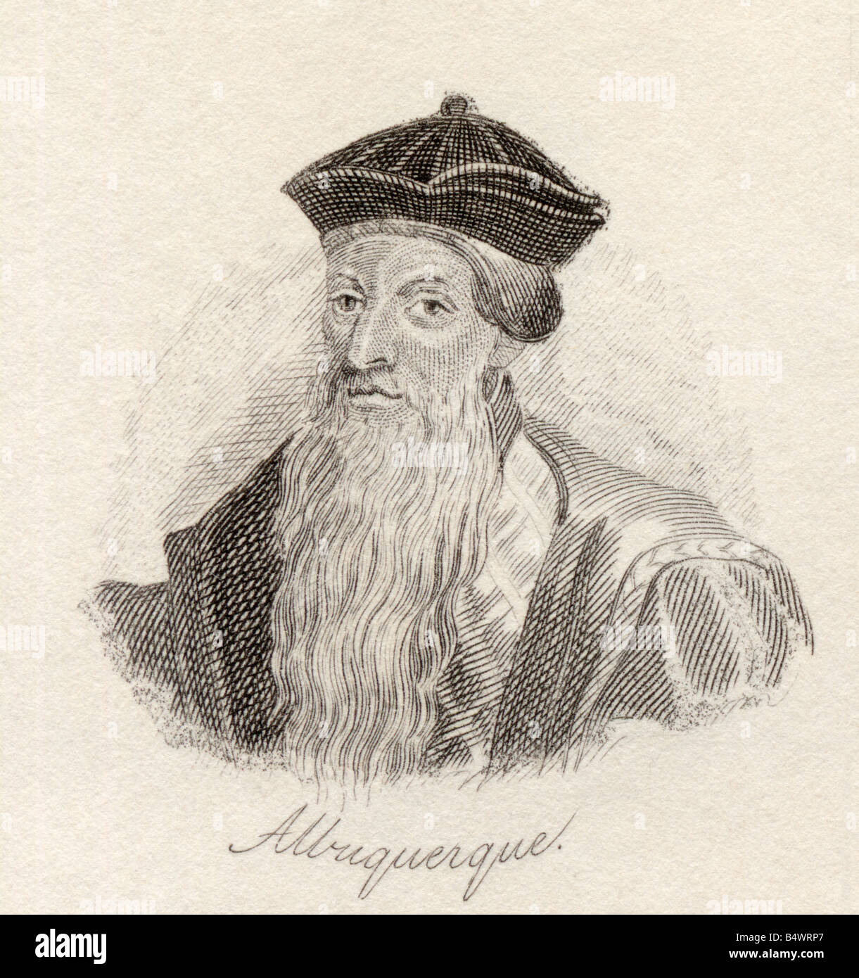 Alfonso D'Albuquerque, 1452 to 1515. Portuguese admiral, 1st Viceroy of ...
