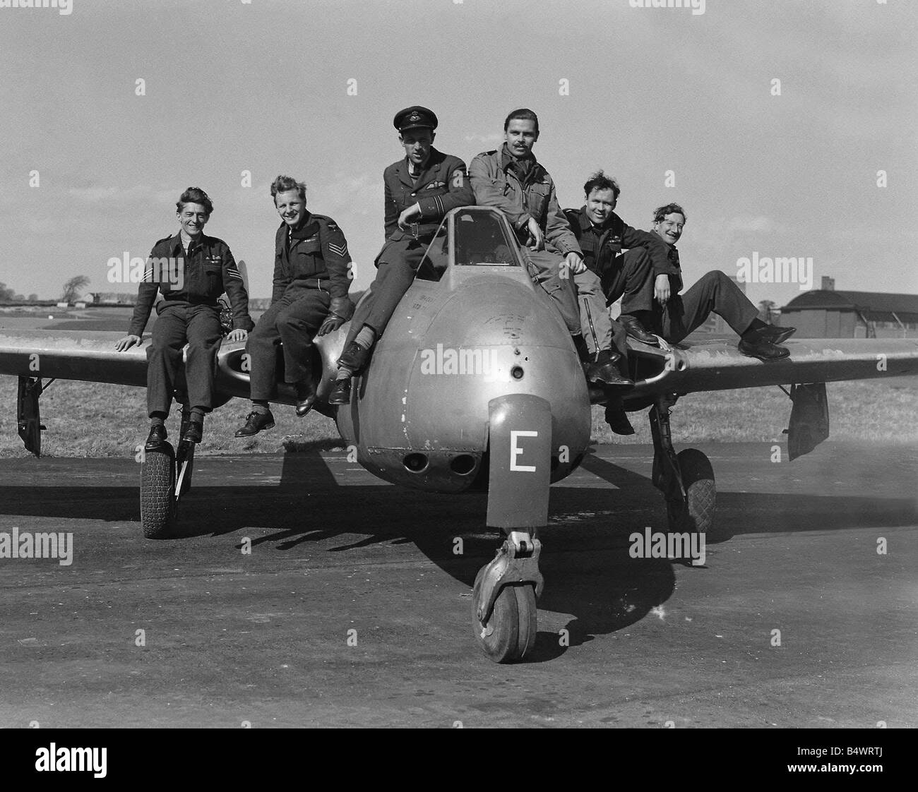 Aircraft Royal Air Force de Havilland Vampire May 1951 A Squadron of ...