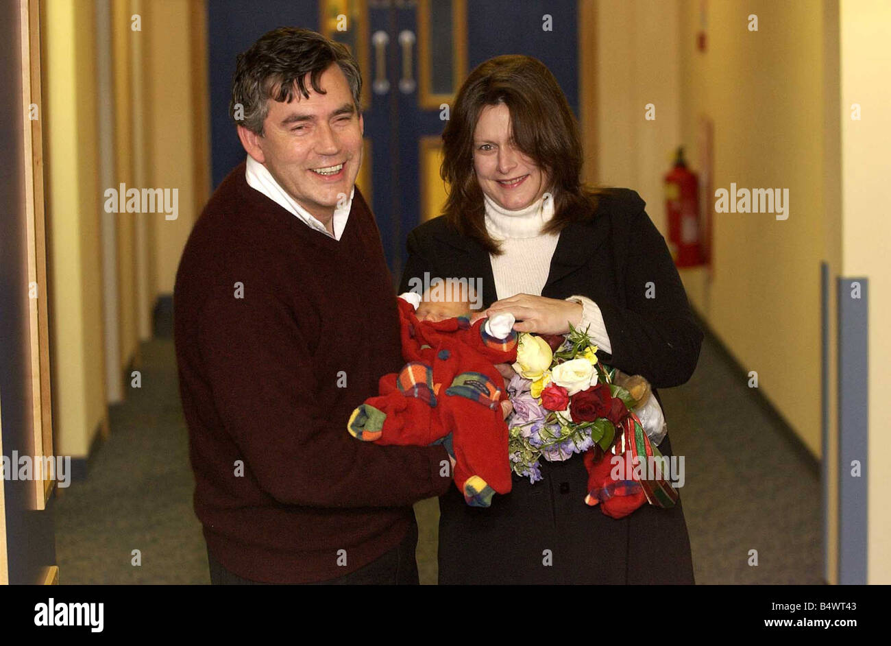 Gordon Brown Edinburgh Royal Infirmary High Resolution Stock ...