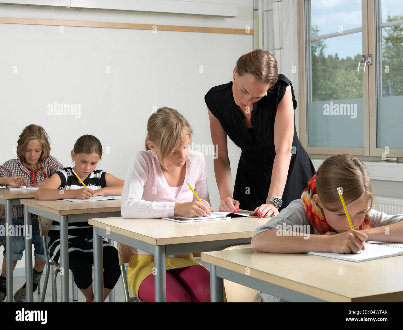 Teacher and students europe hi-res stock photography and images - Alamy