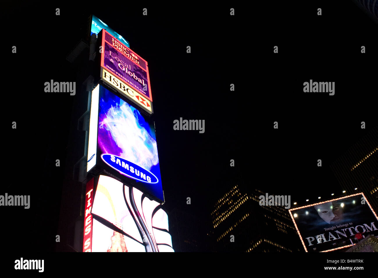 Times square information hi-res stock photography and images - Alamy